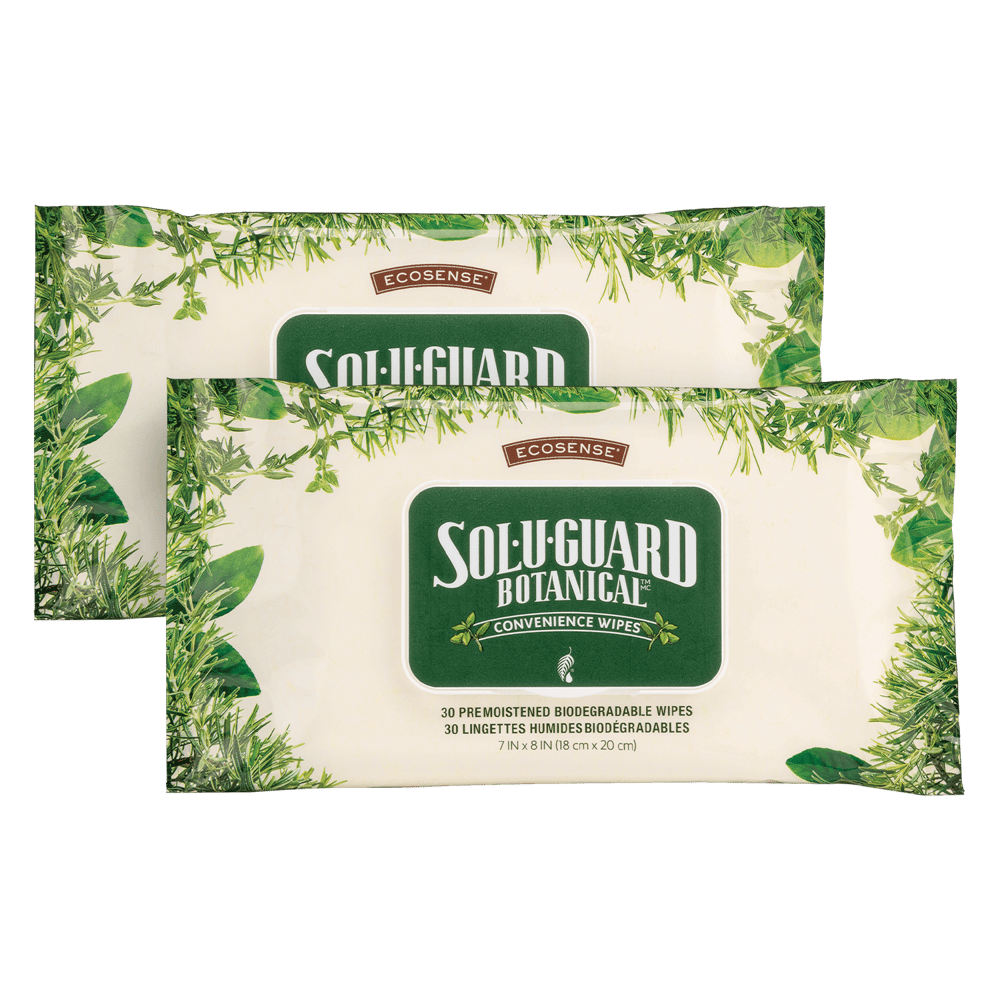 Sol-U-Guard Botanical® Convenience Wipes–2 Packs