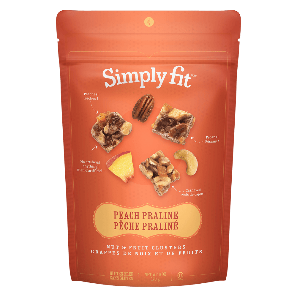 Simply Fit™ Nut & Fruit Clusters: Peach Praline