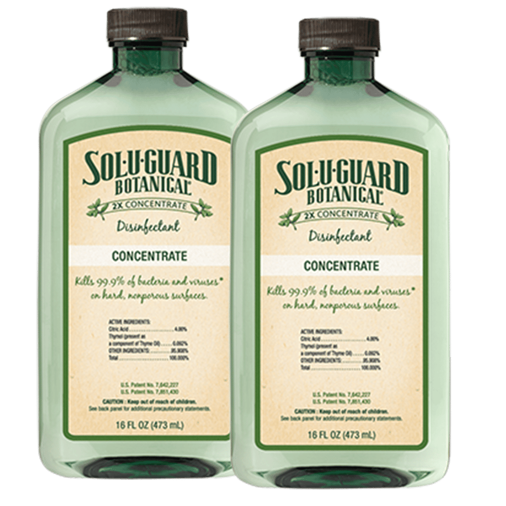 Sol-U-Guard Botanical 2x Concentrate Disinfectant Twin Pack
