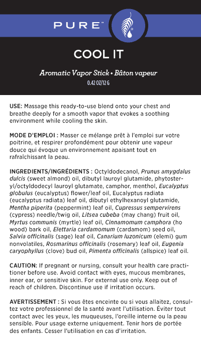Pure™ Cool It Aromatic Vapor Stick