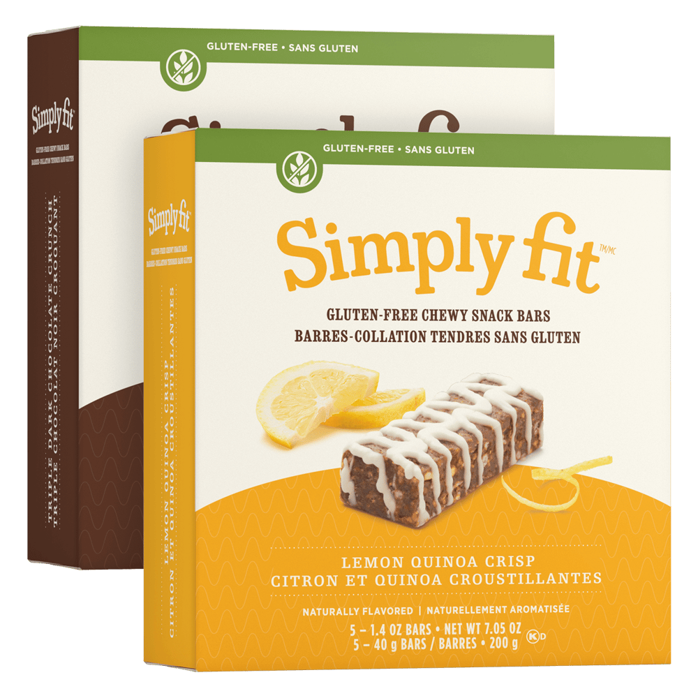 Simply Fit Gluten Free Chewy Snack Bar 2-Pack