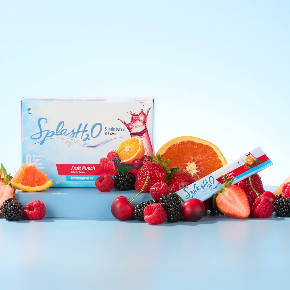 SplasH2O® Single Serve: Fruit Punch