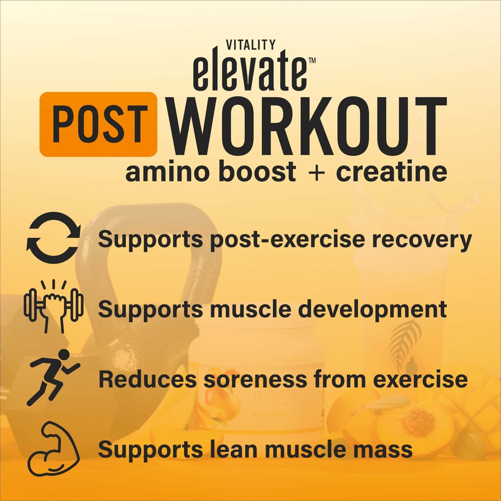 Vitality Elevate Post-Workout: Peach Mango