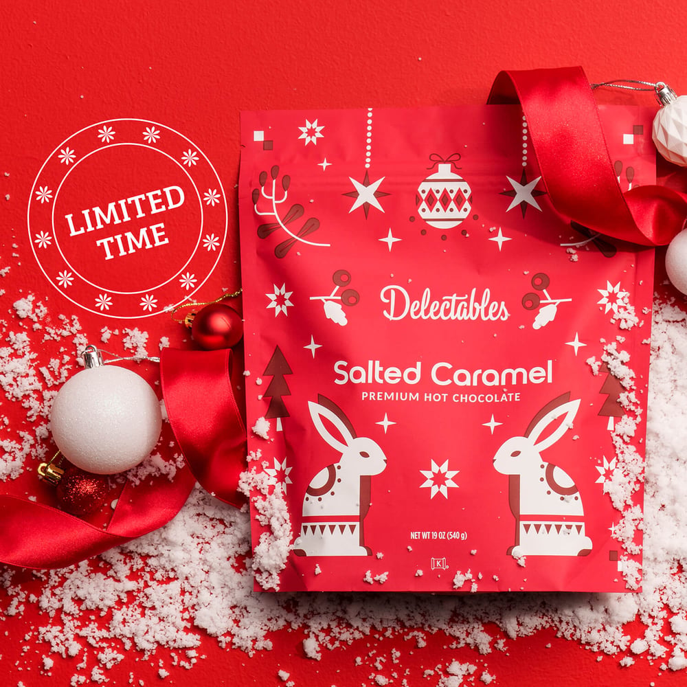 Holiday Salted Caramel Delectables Premium Hot Chocolate