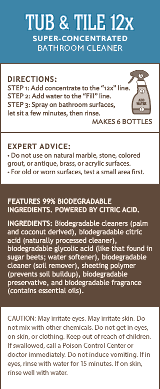 Tub & Tile Bathroom Cleaner