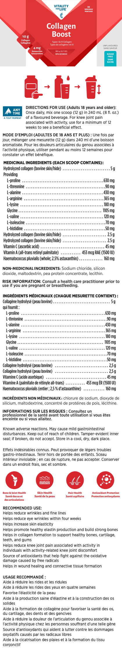 Vitality for Life® Collagen Boost with Astaxanthin