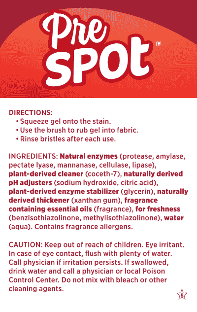 PreSpot™ Gel with Scrub Brush